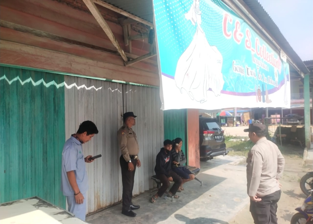Polsek Langgam Terus Lakukan Pencegahan Kriminalitas di Tengah Masyarakat